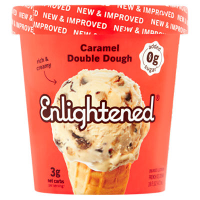 Enlightened Caramel Double Dough French Ice Cream, 16 fl oz - ShopRite