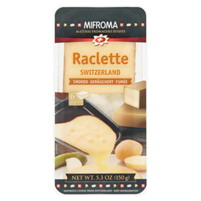Mifroma Smoked Switzerland Raclette, 6 count, 5.3 oz