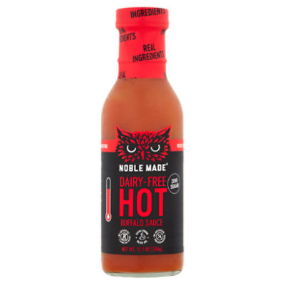 Noble Made Dairy-Free Hot Buffalo Sauce, 12.5 oz - Fairway