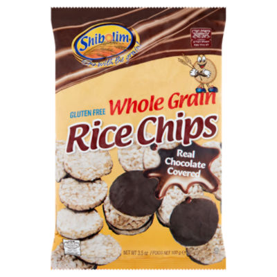 Shibolim Real Chocolate Covered Whole Grain Rice Chips, 3.5 oz - Fairway