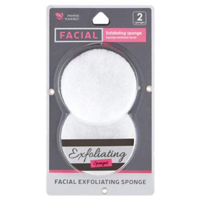 Jacent Facial Exfoliating Sponges, 2 count - ShopRite
