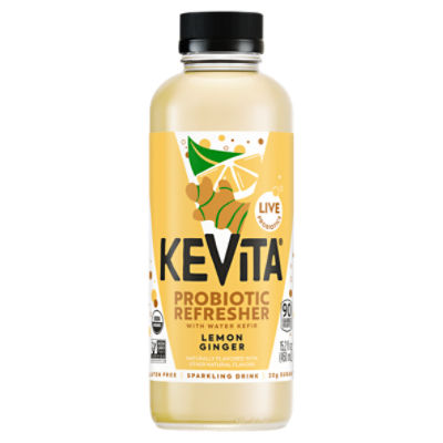 Kevita Sparkling Probiotic Drink, Lemon Ginger