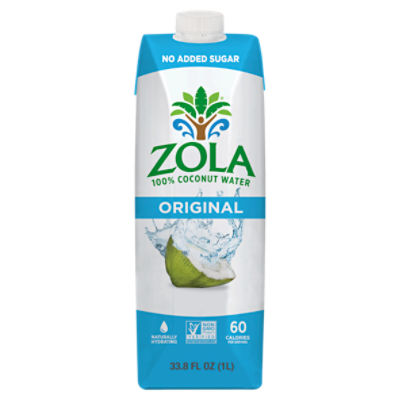 Zola Original Coconut Water, 33.8 fl oz - Gourmet