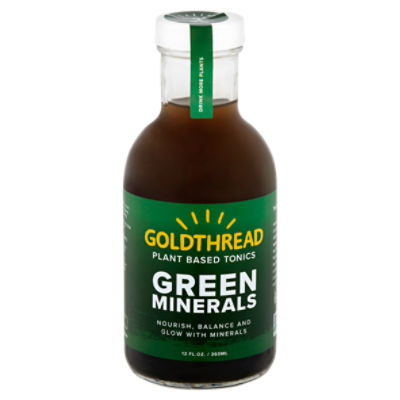 Goldthread Green Minerals Plant Based Tonics, 12 fl oz