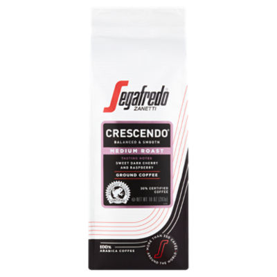 Segafredo Zanetti Crescendo Medium Roast Ground Coffee, 10 oz