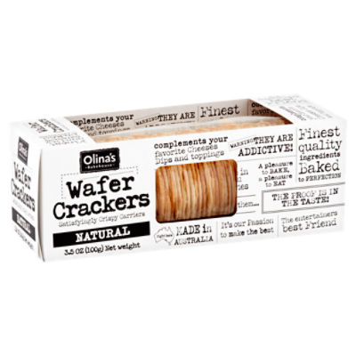 Olina's Bakehouse Natural Wafer Crackers, 3.5 oz
