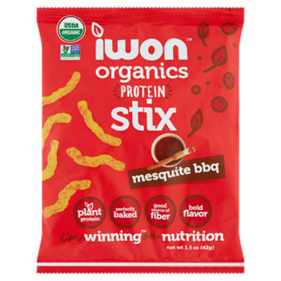 Iwon Organics Mesquite BBQ Protein Stix, 1.5 oz - Fairway