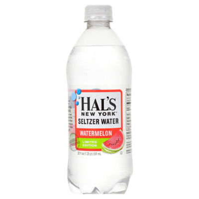 HAL'S NEW YORK SELTZER WATER WATERMELON 20o BTL - Fairway