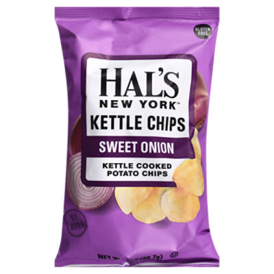 HAL'S NEW YORK KETTLE CHIPS SWEET ONION 2 OZ - Fairway