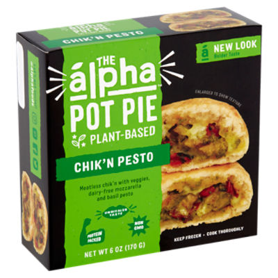 Alpha Plant-Based Chik'n Pesto, Pot Pie