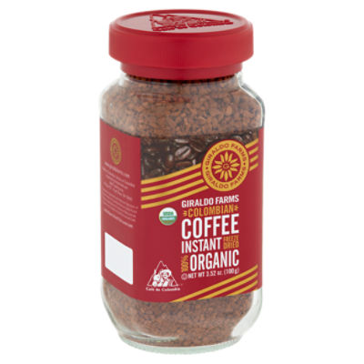 Giraldo Farms Organic Colombian Freeze Dried Instant Coffee, 3.52 oz