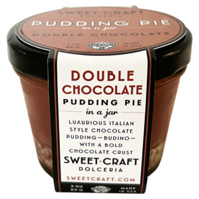 Sweet Craft Dolceria Double Chocolate Pudding Pie in a Jar, 3 oz - The ...