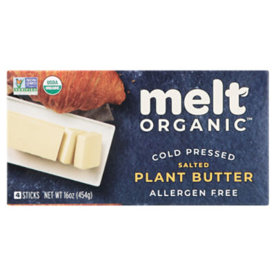 Melt Organic Salted Butter Sticks, 4 count, 16 oz