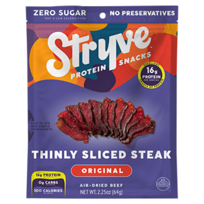 Stryve Protein Snacks Original Thinly Sliced Steak, 2.25 oz - ShopRite