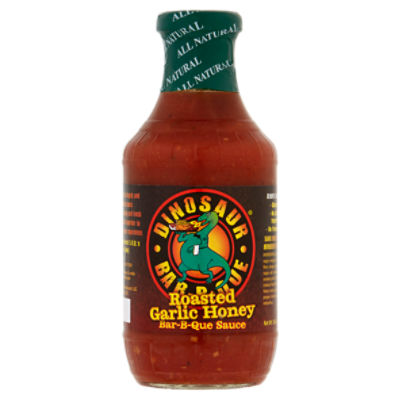 Dinosaur Bar-B-Que Roasted Garlic Honey Bar-B-Que Sauce, 19 oz - ShopRite