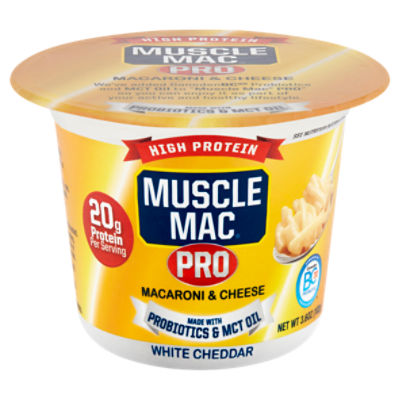Muscle Mac Pro High Protein White Cheddar Macaroni & Cheese, 3.6 oz