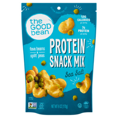 The Good Bean Sea Salt Protein Snack Mix, 6 oz - Fairway