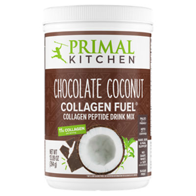 Primal Kitchen Collagen Fuel Chocolate Coconut Collagen Peptide Drink ...