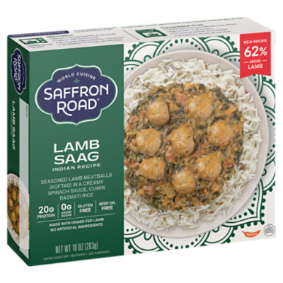 Saffron Road Lamb Saag, 10 oz - Fairway