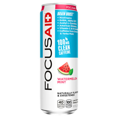 FocusAid Watermelon Mint Dietary Supplement, 12 fl oz