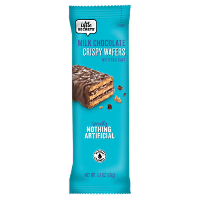 Little Secrets Milk Chocolate Crispy Wafers with Sea Salt, 2 count, 1.4 oz