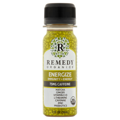 Remedy Organics Energize Immunity + Energy Drink, 2 fl oz - Gourmet