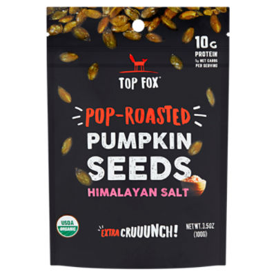 Top Fox Pop Roasted Himalayan Salt Pumpkin Seeds, 3.5 oz - ShopRite