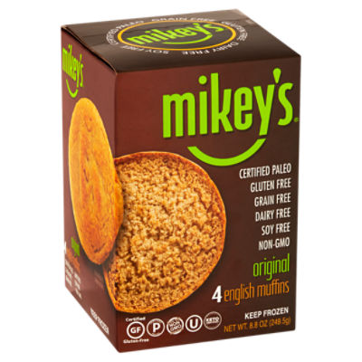 Mikey's Original English Muffins, 4 count, 8.8 oz