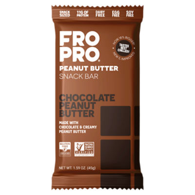 Fropro Chocolate Peanut Butter Snack Bar, 19.1 oz - ShopRite