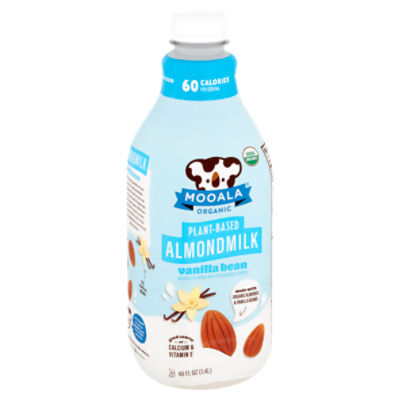 Mooala Organic Vanilla Bean Plant-Based, Almondmilk