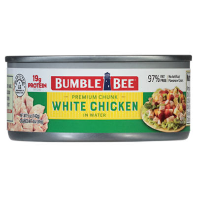 Bumble Bee Premium White Chicken Chunk in Water, 5 oz