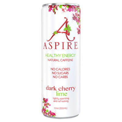 Aspire Dark Cherry Lime Healthy Energy Drink, 12 oz - Fairway