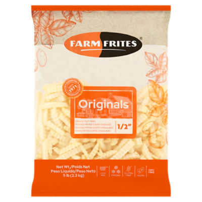 Farm Frites Originals 1/2" Crinkle Cut French Fries, 5 lb - Price Rite