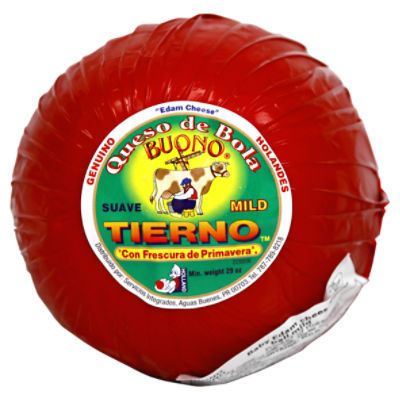 Buono Mild Baby Edam Cheese Ball, 29 oz - Price Rite