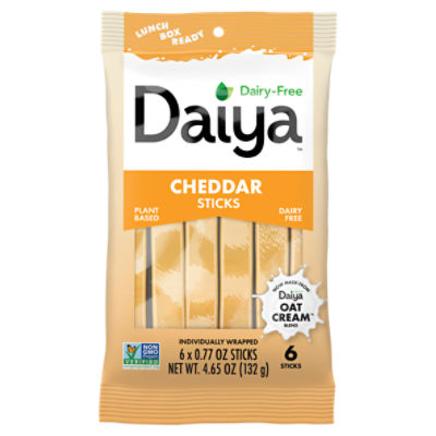Daiya Cheddar Style Cheeze Sticks, 0.77 oz, 6 count - Fairway