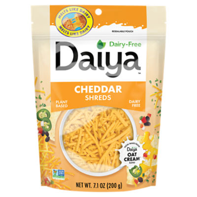 Daiya Cutting Board Collection Cheddar Style Shreds, Cheese