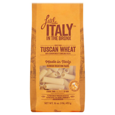 Little Italy in the Bronx Roman Rigatoni No 65 Pasta, 16 oz - ShopRite