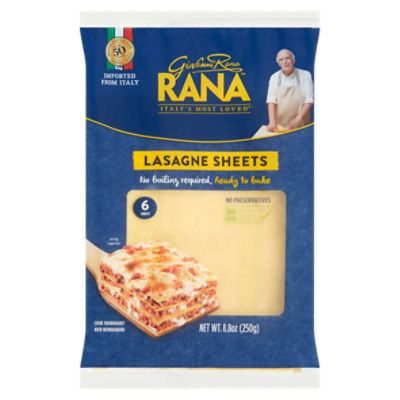 Giovanni Rana Lasagne Sheets, 6 count, 8.8 oz - Fairway