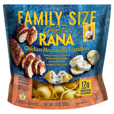 Giovanni Rana Chicken Mozzarella Signature Tortelloni Family Size, 20 ...