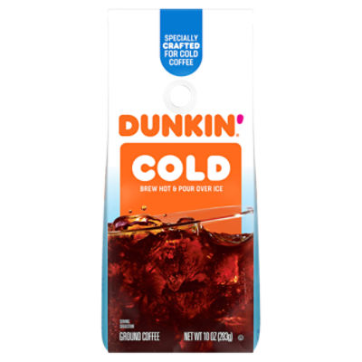 Dunkin' Cold Ground Coffee, 10 oz - ShopRite
