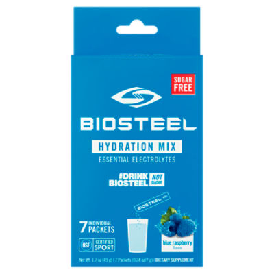 Biosteel Hydration Mix Essential Electrolytes Blue Raspberry Flavor ...