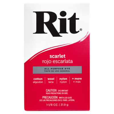 Rit Scarlet All Purpose Dye, 1-1/8 oz - The Fresh Grocer