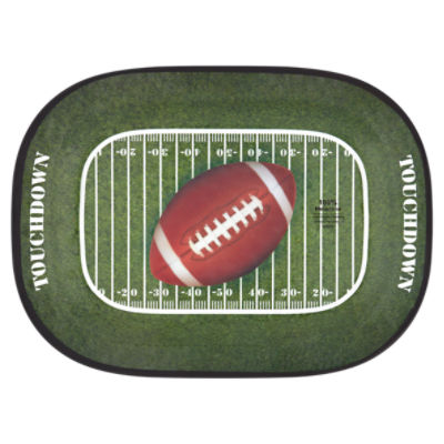 Touchdown Football Design 100% Melamine Rectangle Platter