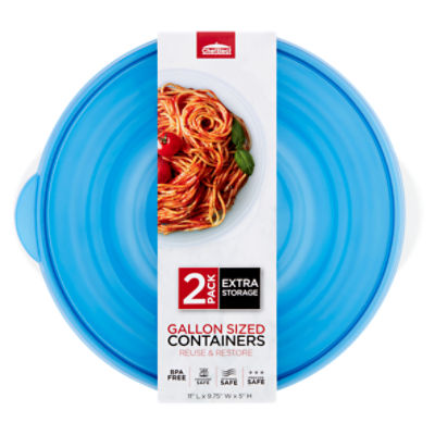 ChefElect Extra Storage Gallon Sized Containers, 2 pack - ShopRite