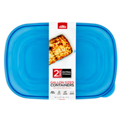 ChefElect Extra Storage Gallon Sized Containers, 2 count - ShopRite