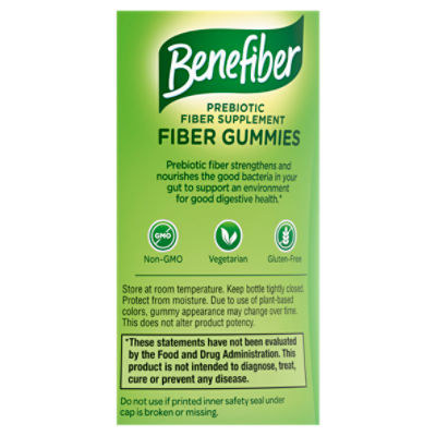 Benefiber Probiotics And Prebiotic Fiber Gummies Assorted, 48% OFF