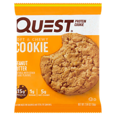 Quest Soft & Chewy Peanut Butter Protein Cookie, 2.04 oz - ShopRite