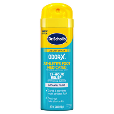 Dr. Scholl's Odor-X Athlete's Foot Medicated Liquid Spray, 5.3 oz - Fairway