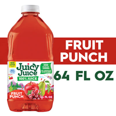 Juicy Juice 100% Juice, Fruit Punch, 64 fl oz - Fairway