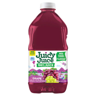Juicy Juice Grape Juice, 100% Juice, 64 FL ounce Bottle - ShopRite